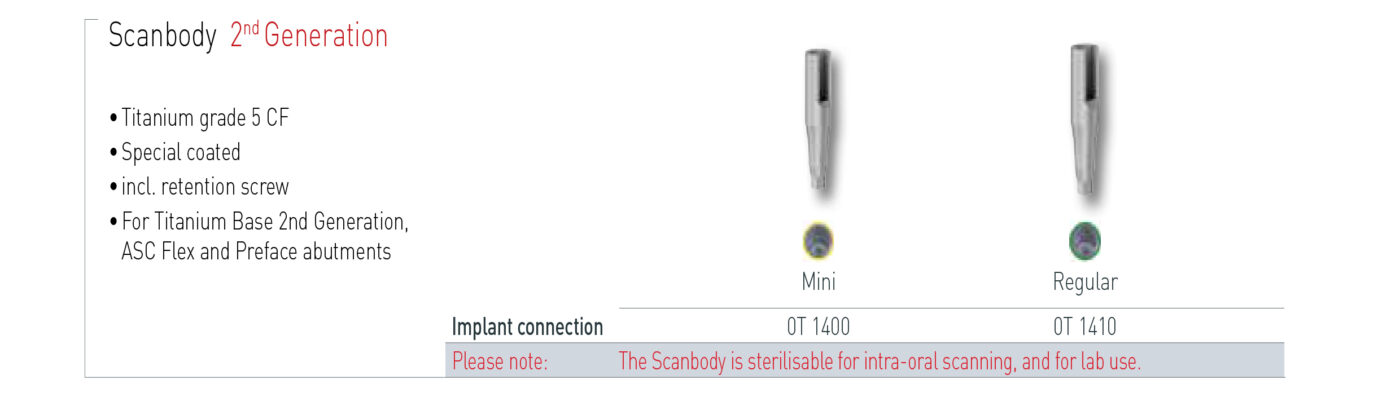 Scanbody - Hiossen OT - Abutment Direct