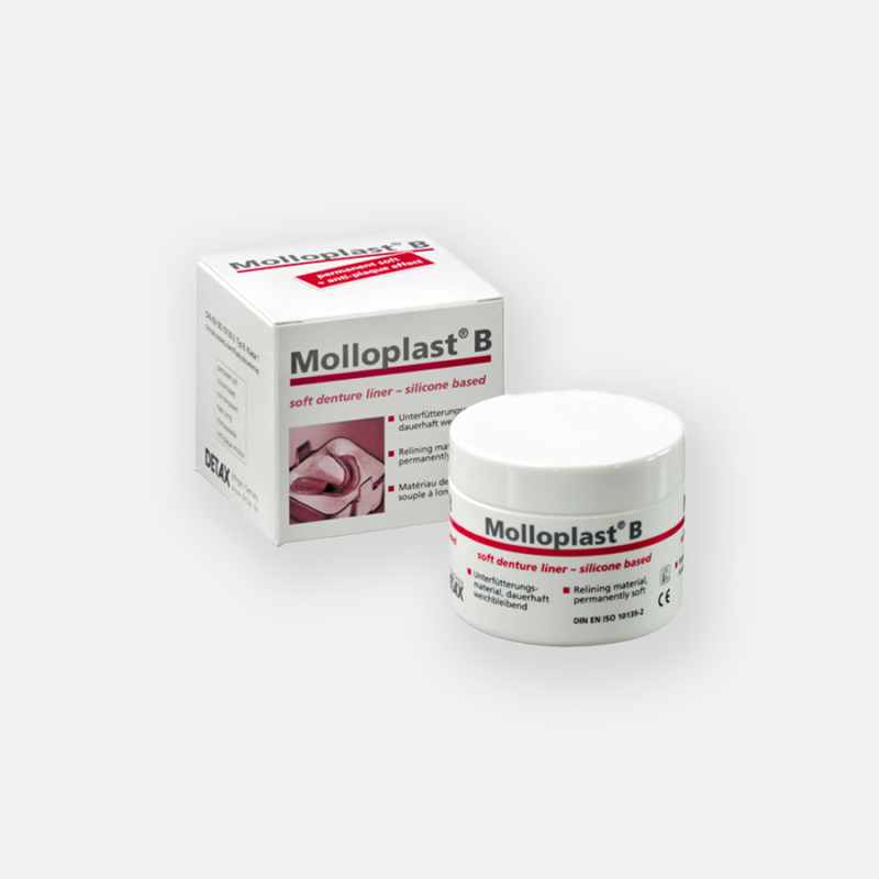 Molloplast B silicone reline - Detax - Abutment Direct