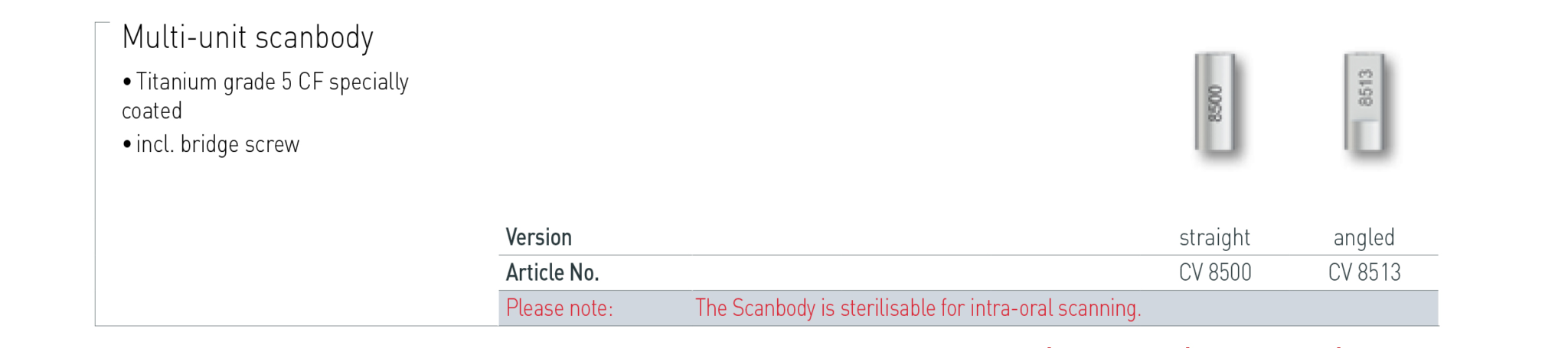 Multi-unit scanbody – ASTRA TECH OsseoSpeed EV. CV – Abutment Direct